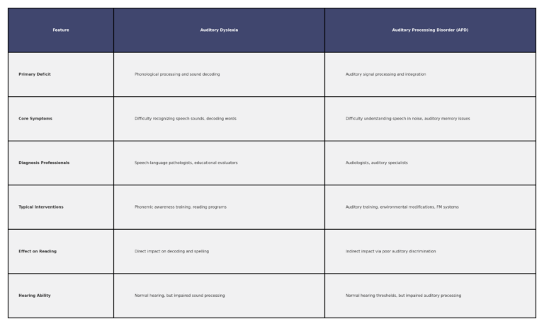 Auditory Dyslexia vs. APD: 7 Key Differences [2026 Guide]